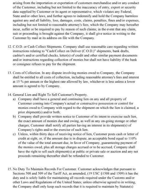 Insurance Disclaimer – ASK Marine Services